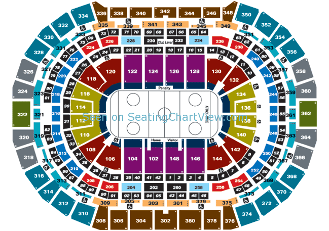 Pepsi Center Denver CO Seating Chart View Pepsi Center Denver CO Seating Chart View